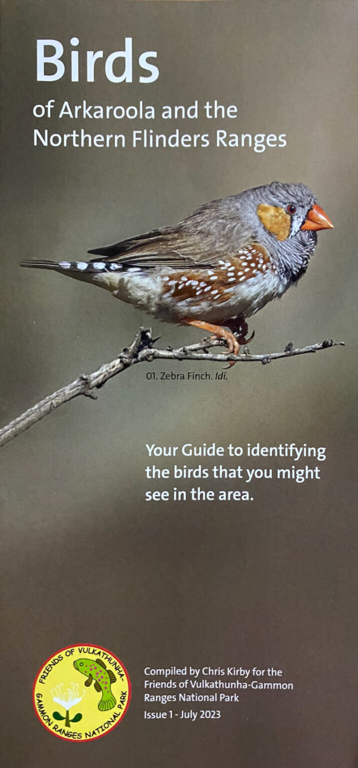 Birds of Arkaroola and the Northern Flinders Ranges ID brochure ...